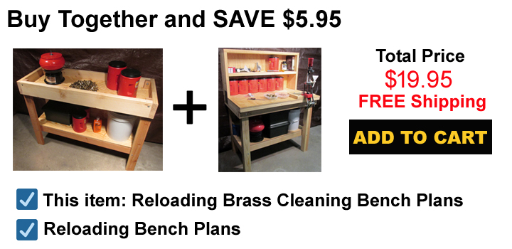 Reloading Brass Cleaning and Sorting Bench Plans
