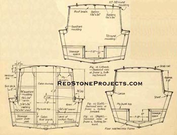 Plans for Building a 2 Berth Cabin Cruiser